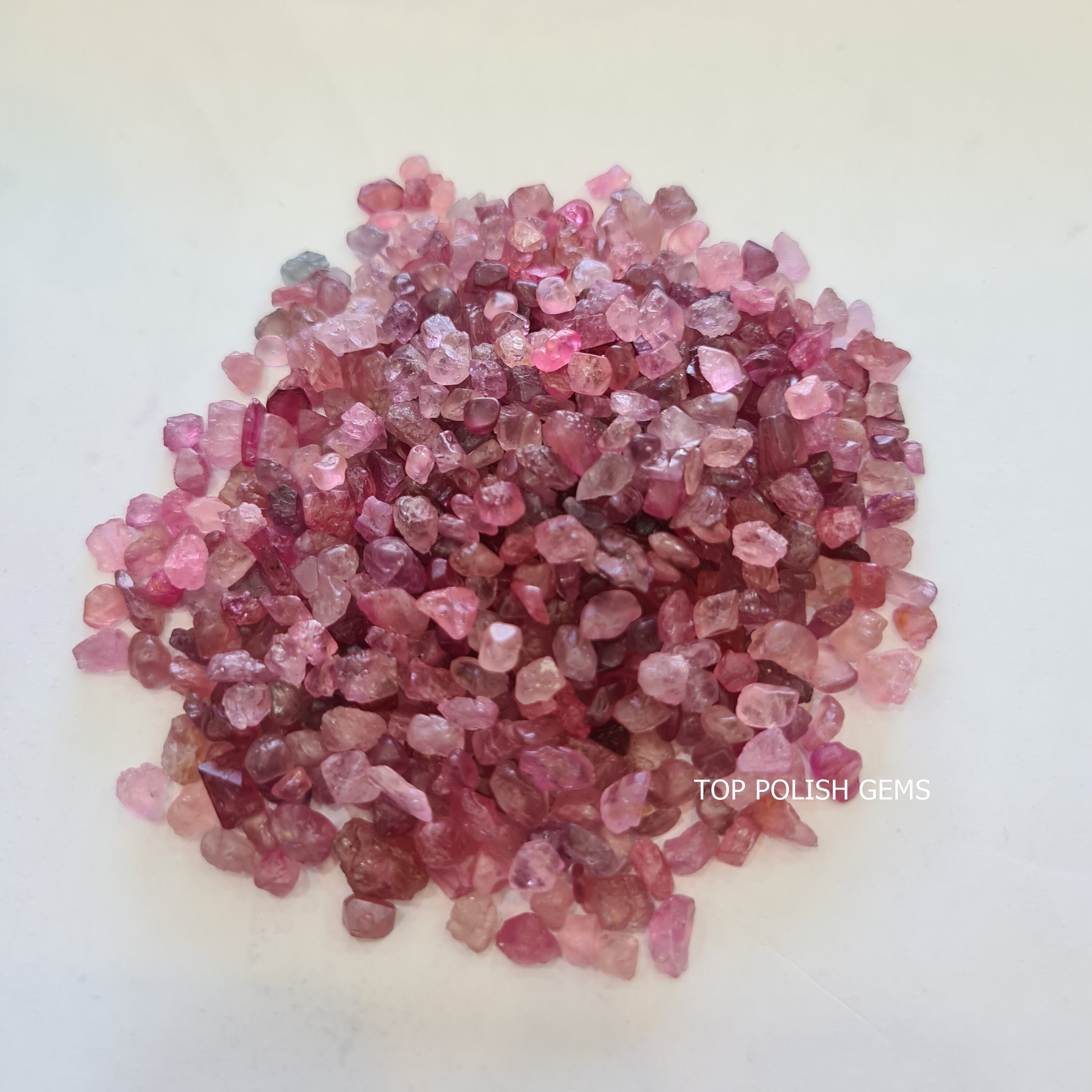 Natural Pink Spinels Raw Rough Parcel Untreated and Pinkish | Etsy