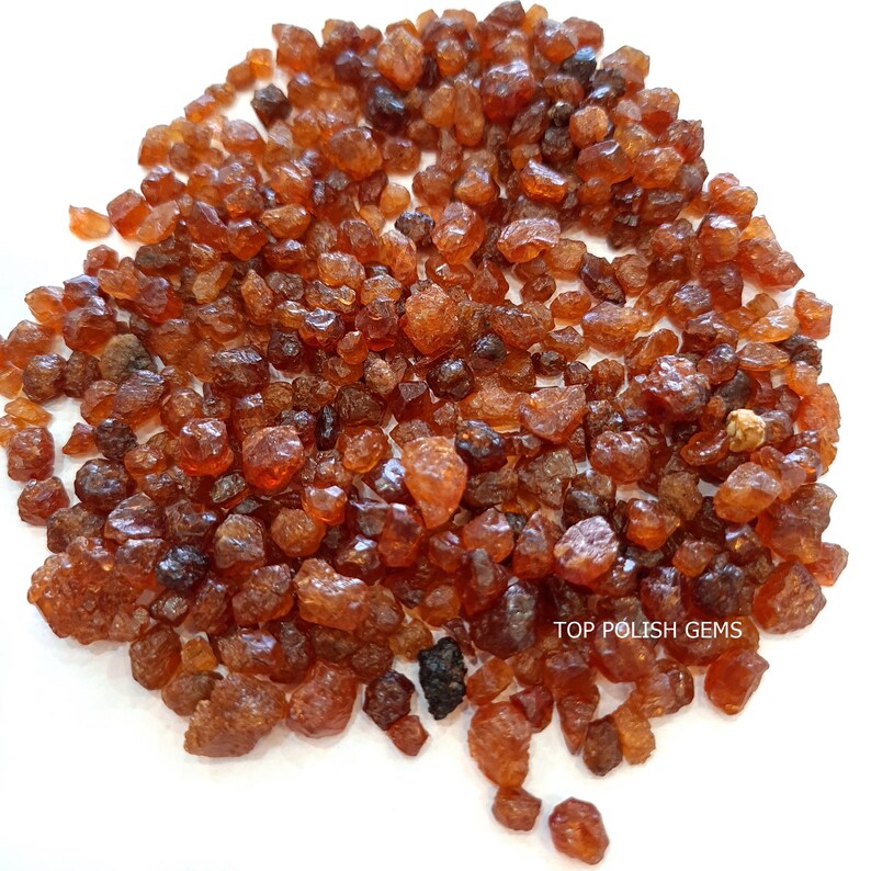Natural Hessonite Garnet Raw Rough Parcel Untreated and - Etsy
