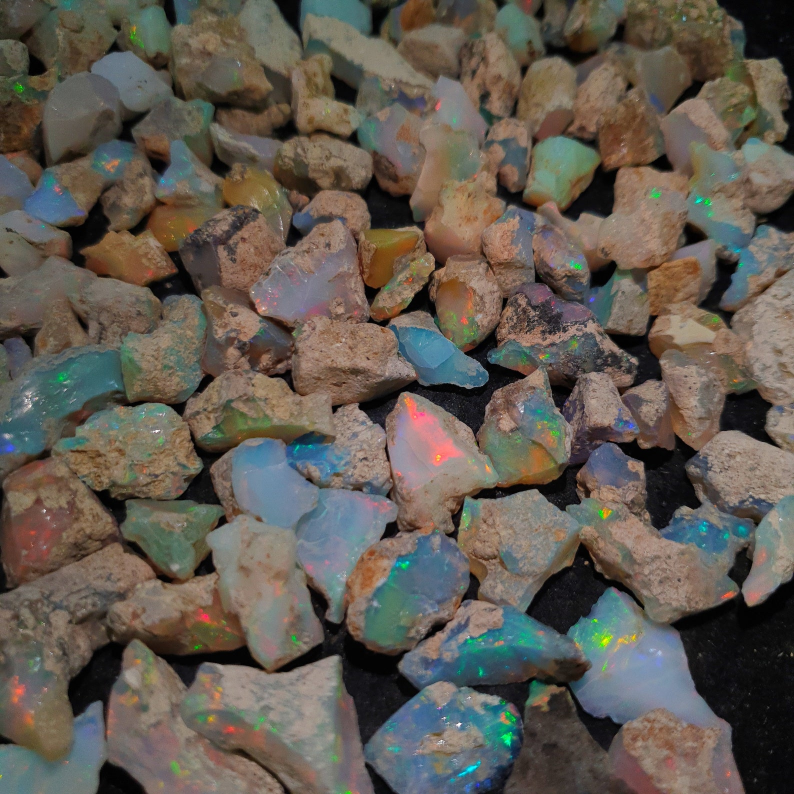 Opal Rough Parcel Ethiopian Mined Opal Rough Lot AA Grade - Etsy
