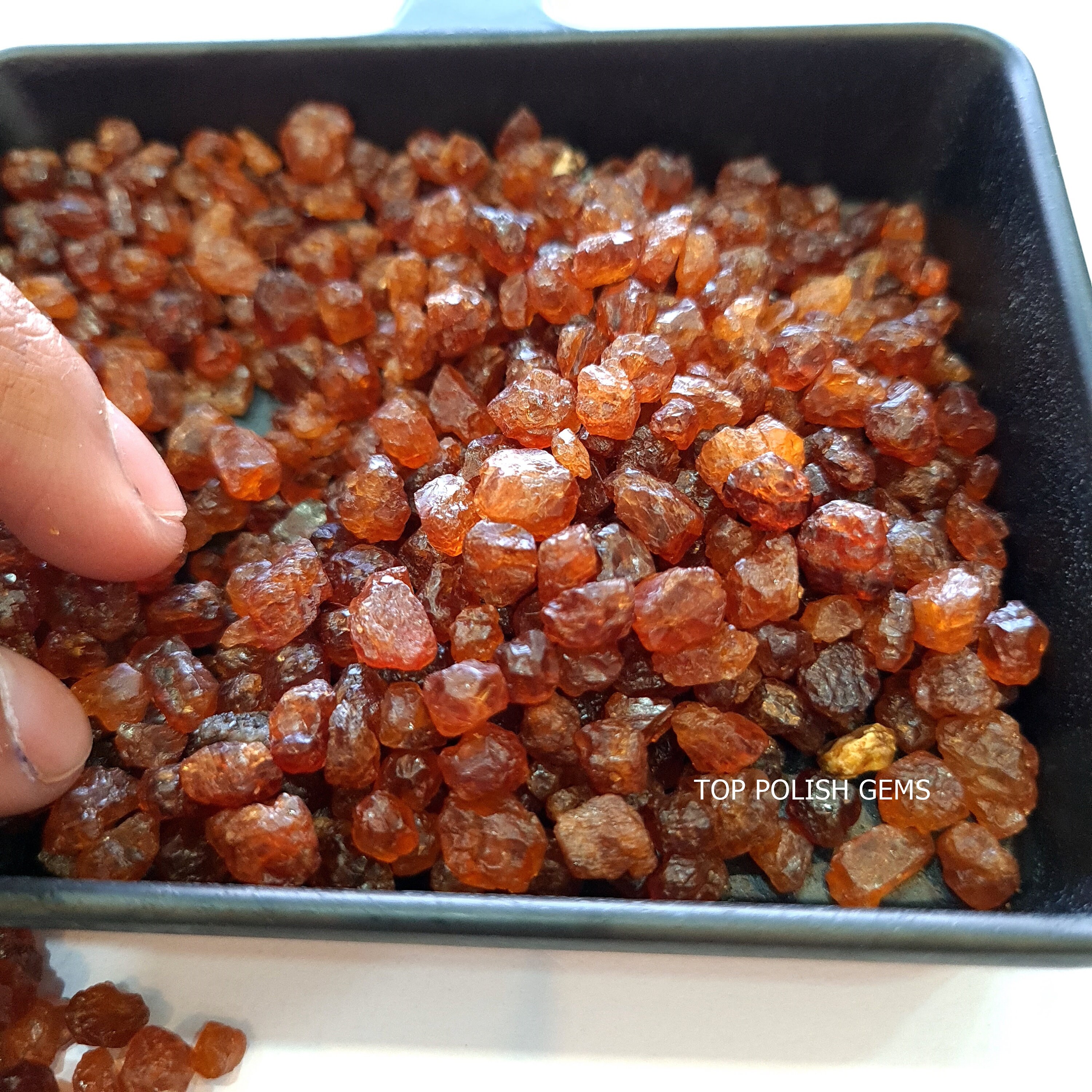 Natural Hessonite Garnet Raw Rough Parcel Untreated and | Etsy