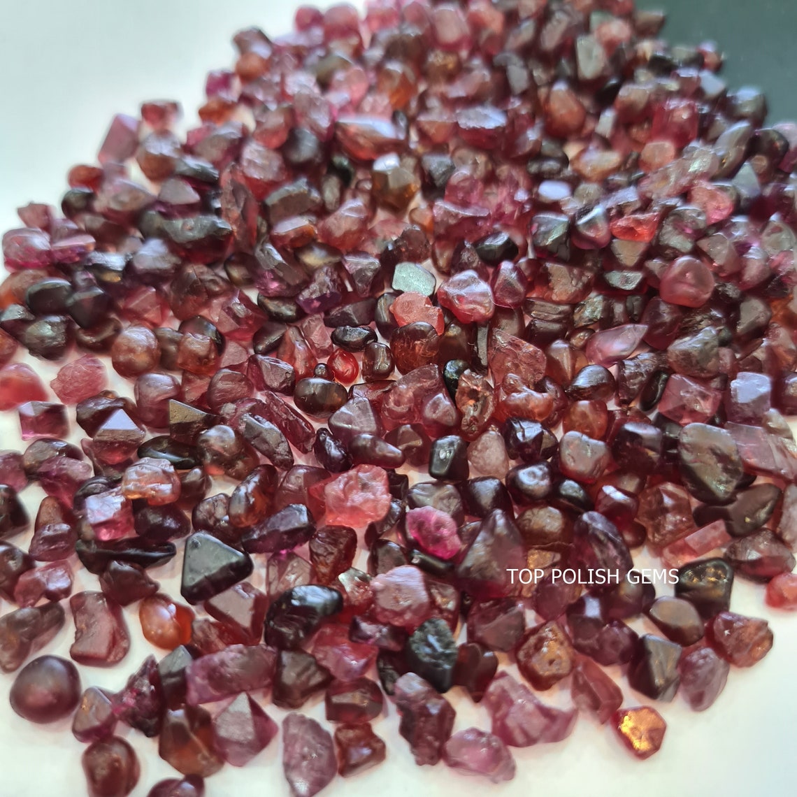 Natural Jedi Red Spinels Raw Rough Parcel Espinas Rojas sin - Etsy España