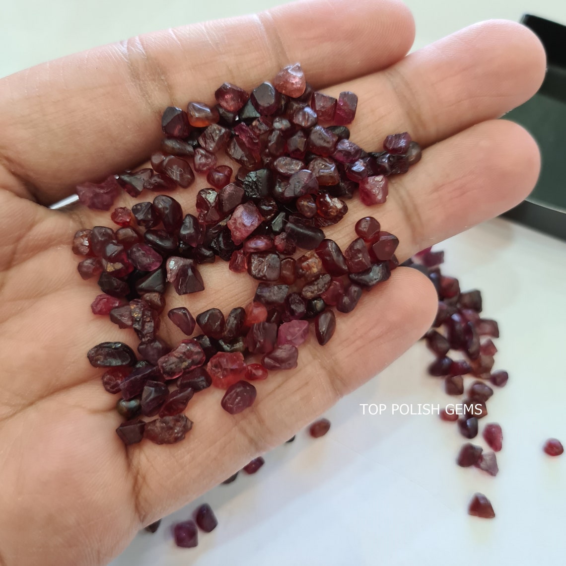 Natural Jedi Red Spinels Raw Rough Parcel Espinas Rojas sin - Etsy España