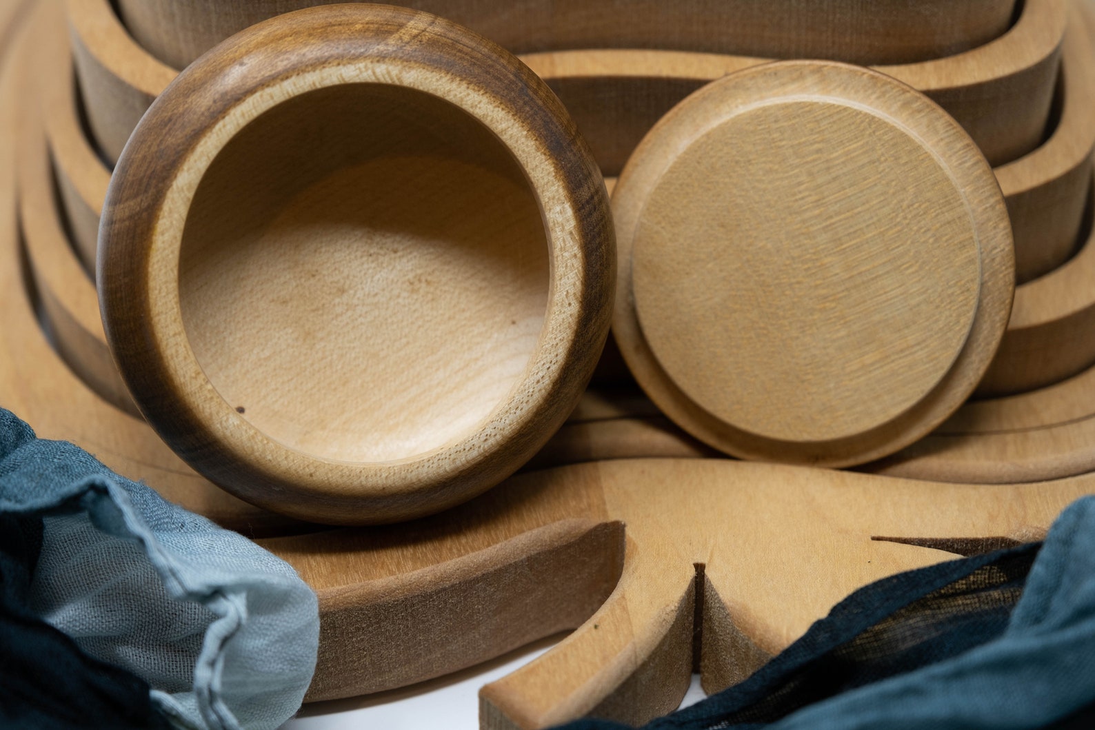 Wooden Carved Boxes by Walter Stahli of Switzerland - Etsy