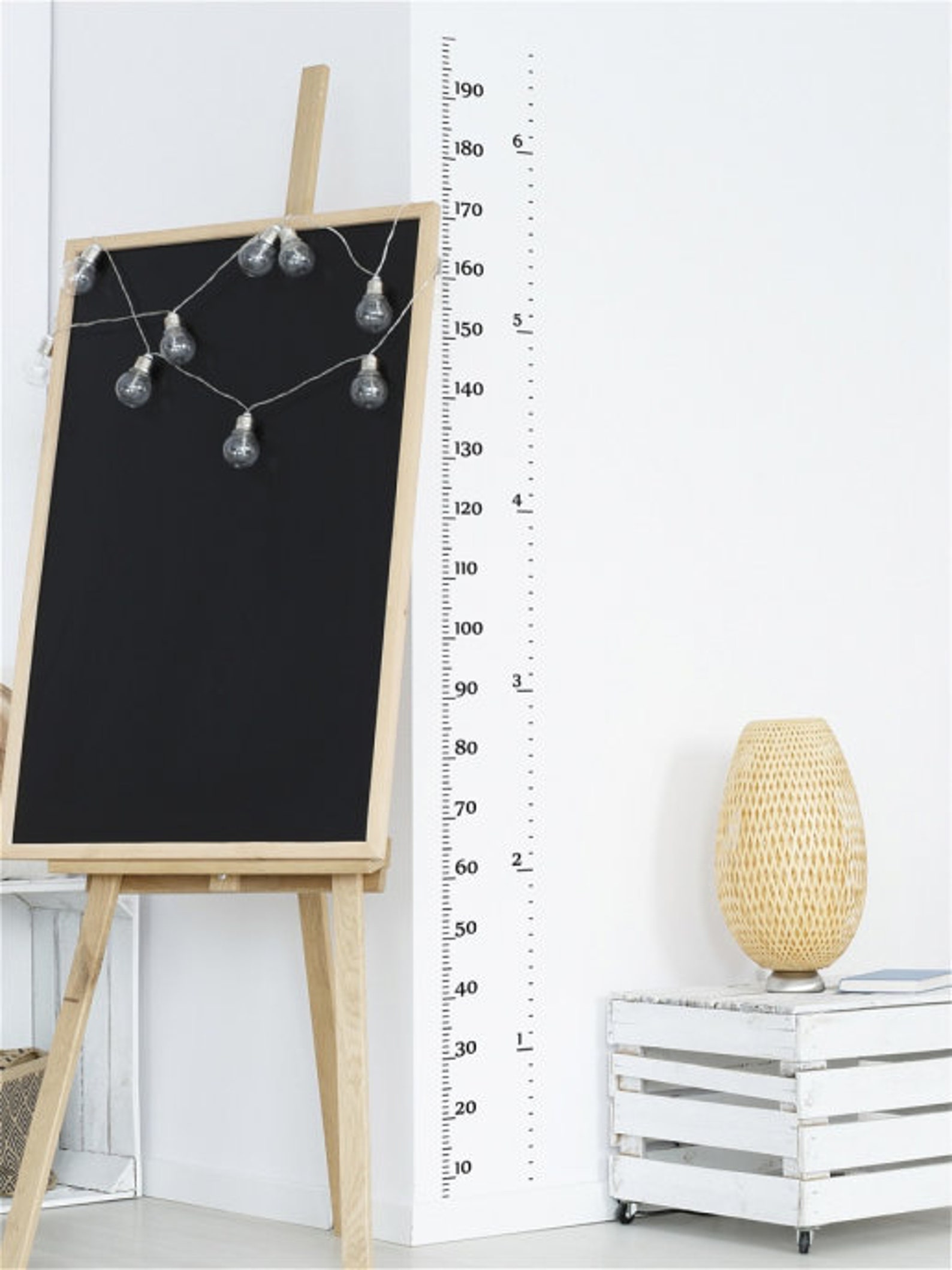 Height gauge wall sticker scale transparent universal | Etsy