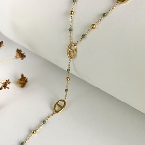 Collier cravate, collier lasso, collier Y, collier acier inoxydable ...