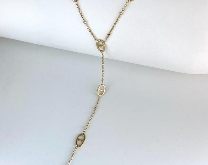 Collier cravate, collier lasso, collier Y, collier acier inoxydable ...