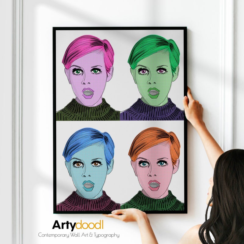 Twiggy Poster - Etsy