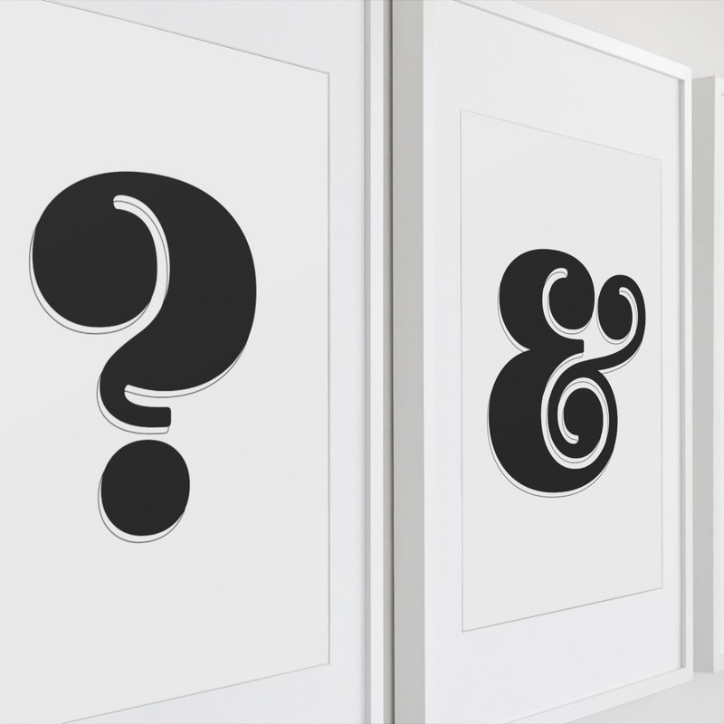 Punctuation Marks Poster - Etsy