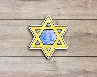 Star of David Sticker - Etsy