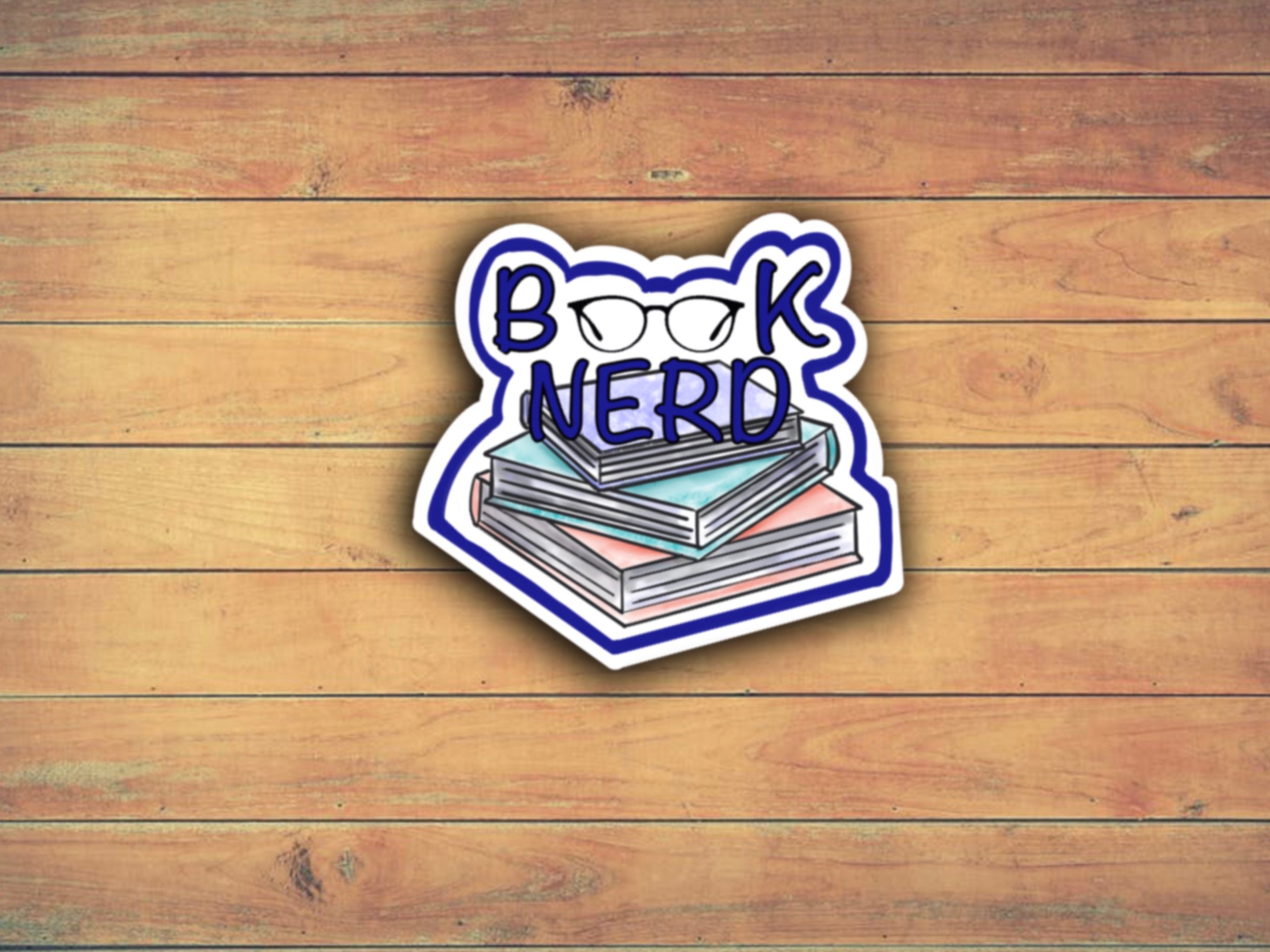 Book nerd sticker birthday gifts for teens stickers for best | Etsy
