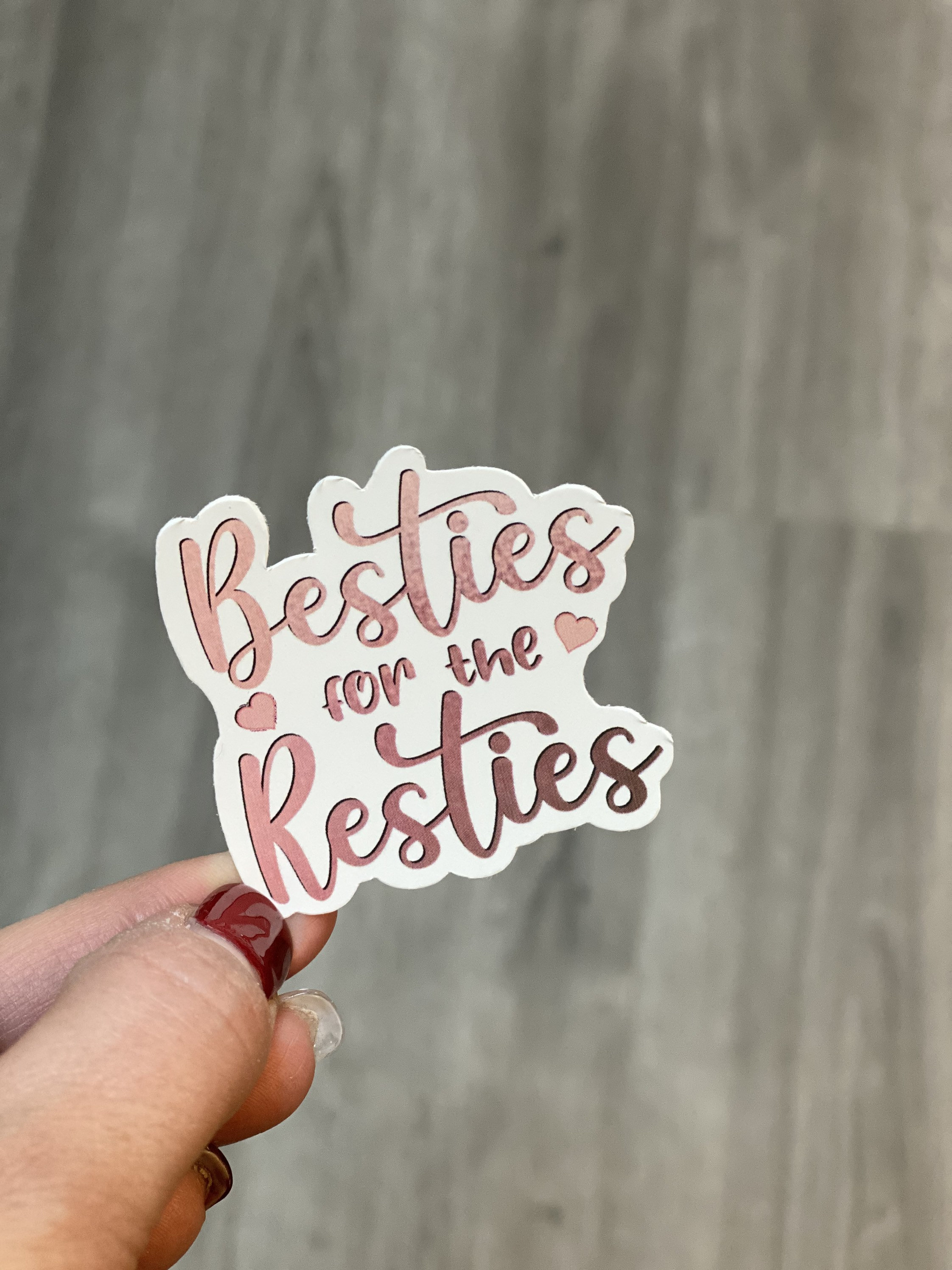 Besties for the Resties Sticker, Stickers for Best Friend, Christmas ...