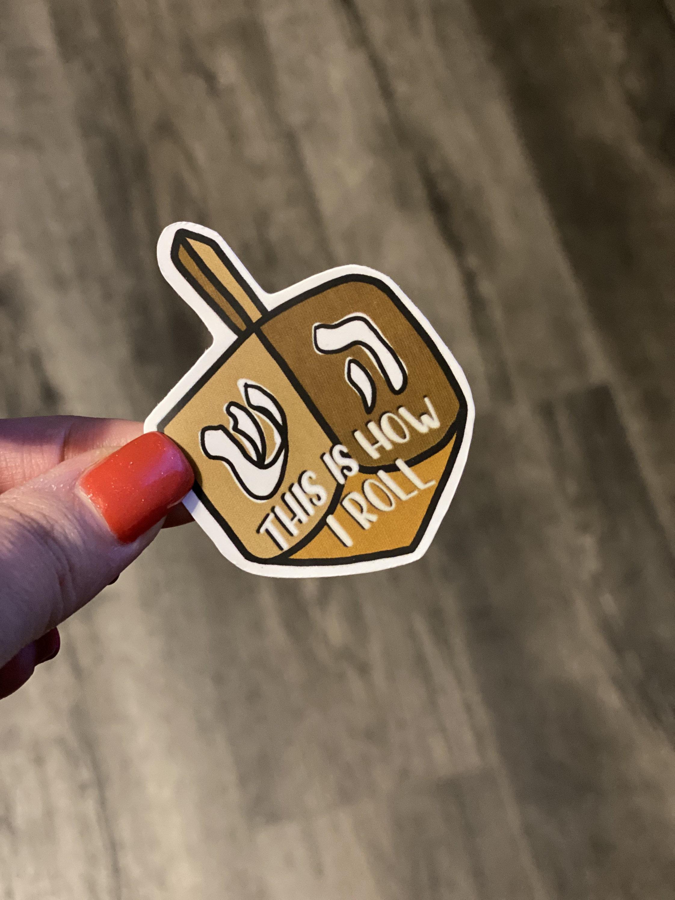 This is how I roll Jewish sticker Hanukkah gifts for women | Etsy