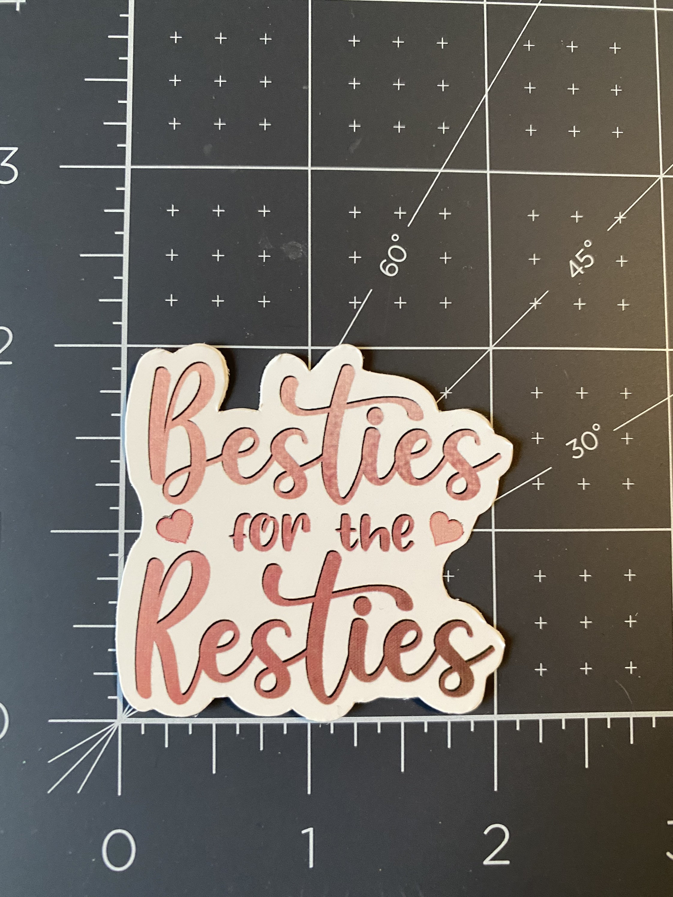 Besties for the Resties Sticker, Stickers for Best Friend, Christmas ...