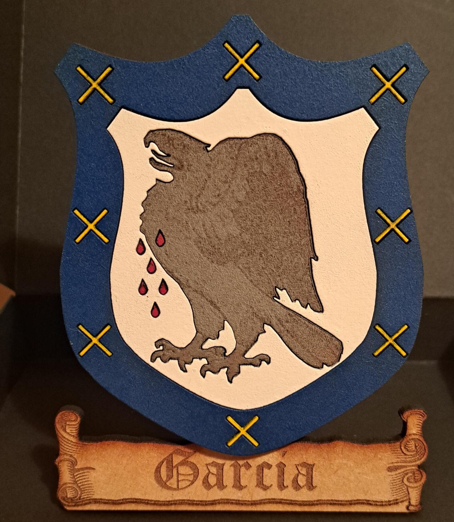 Family Crest Coat of Arms Hand Made in Ireland Custom Made to Order ...