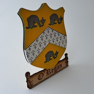 Family Crest Coat of Arms Hand Made in Ireland Custom Made to Order ...