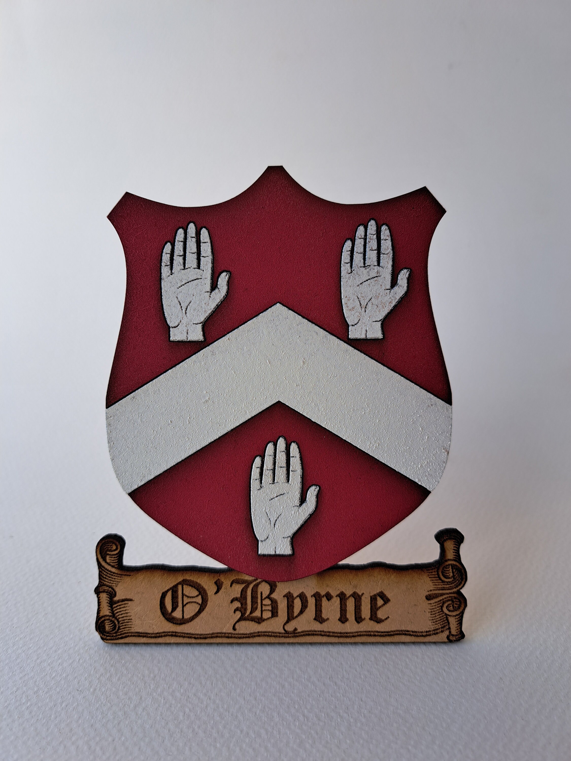 Family Crest Coat of Arms Hand Made in Ireland Custom Made to Order - Etsy