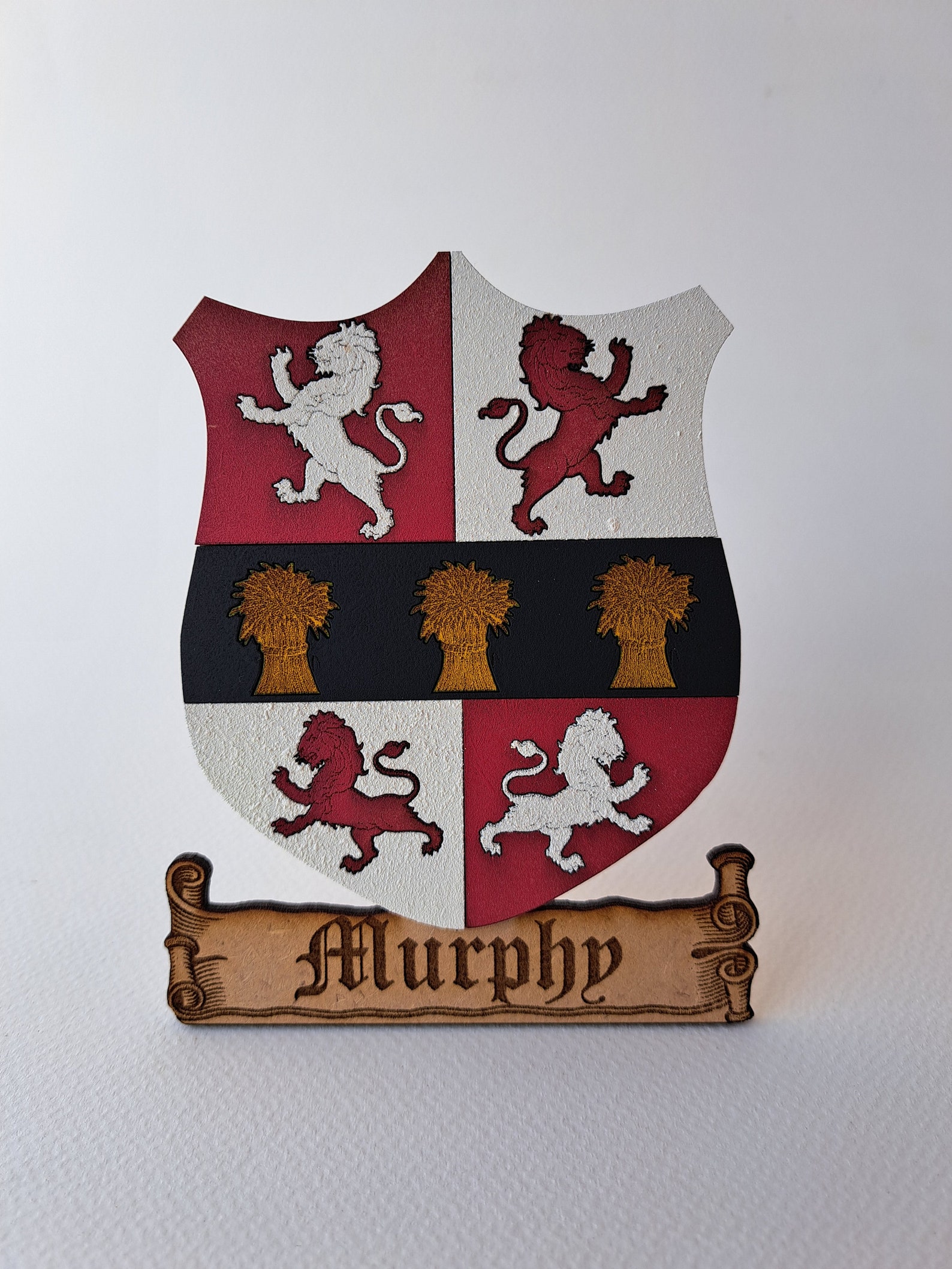 Family Crest Coat of Arms Hand Made in Ireland Custom Made to Order ...
