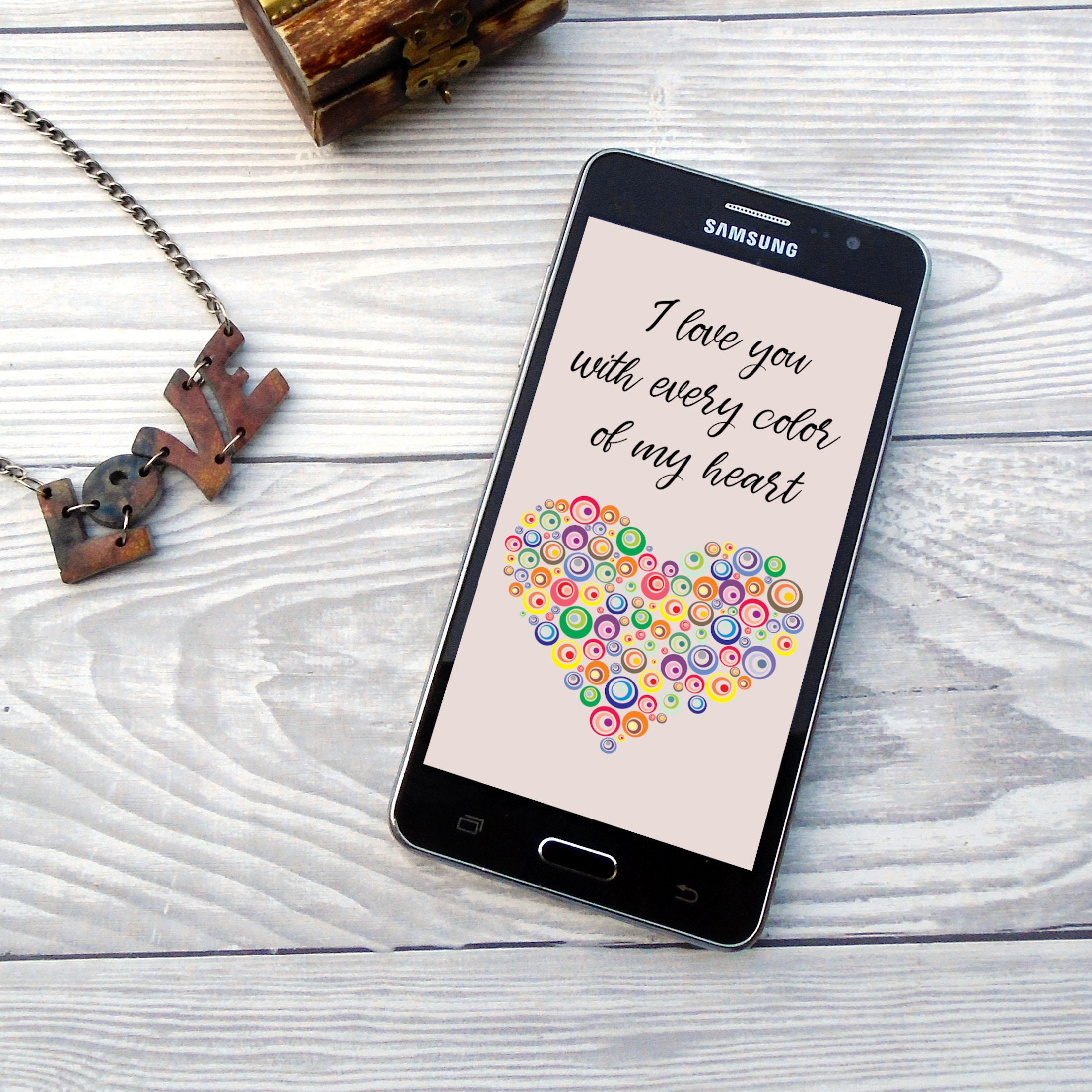 I Love You E Card, Love Electronic Card, Instant Download, Digital ...