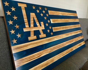 Dodgers Wood Sign - Etsy