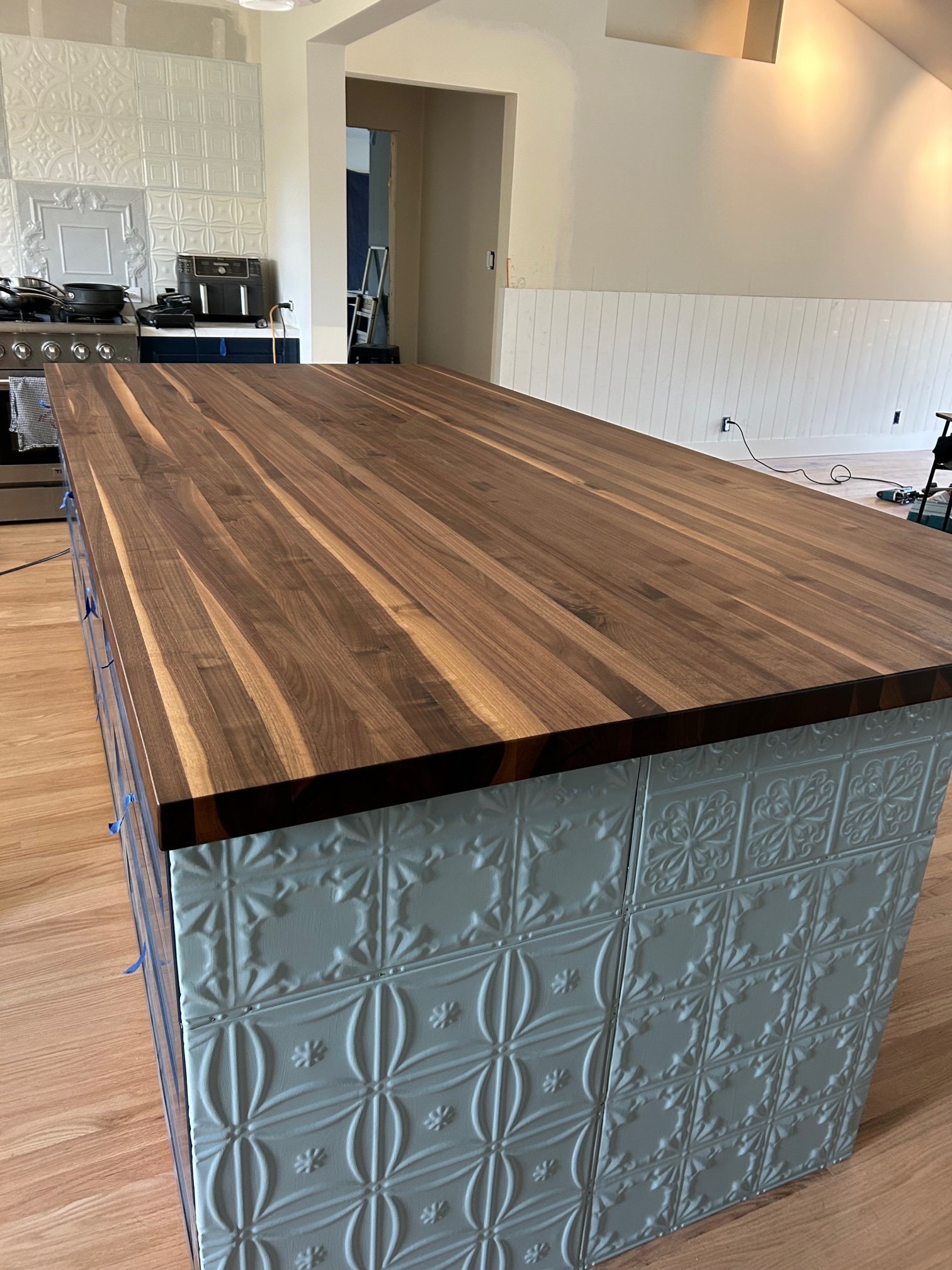 Custom Butcher Block Kitchen Island Hardwood, Home and Kitchen Design ...
