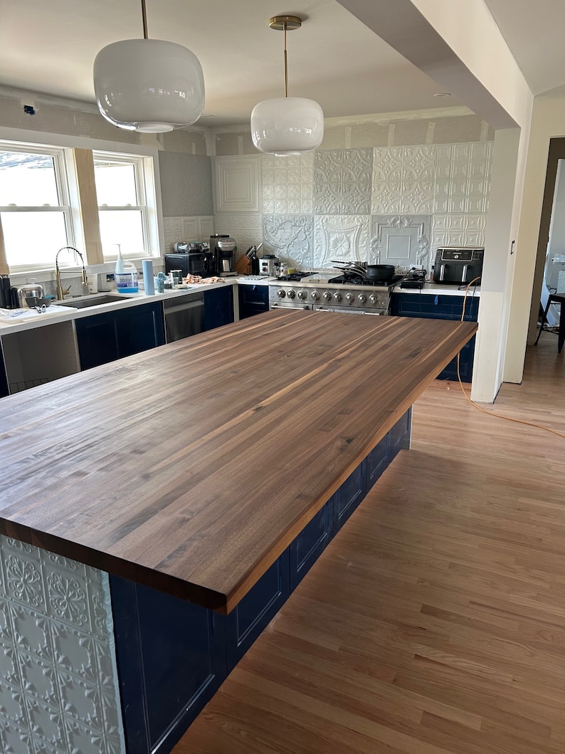 Custom Butcher Block Kitchen Island Hardwood, Home and Kitchen Design ...