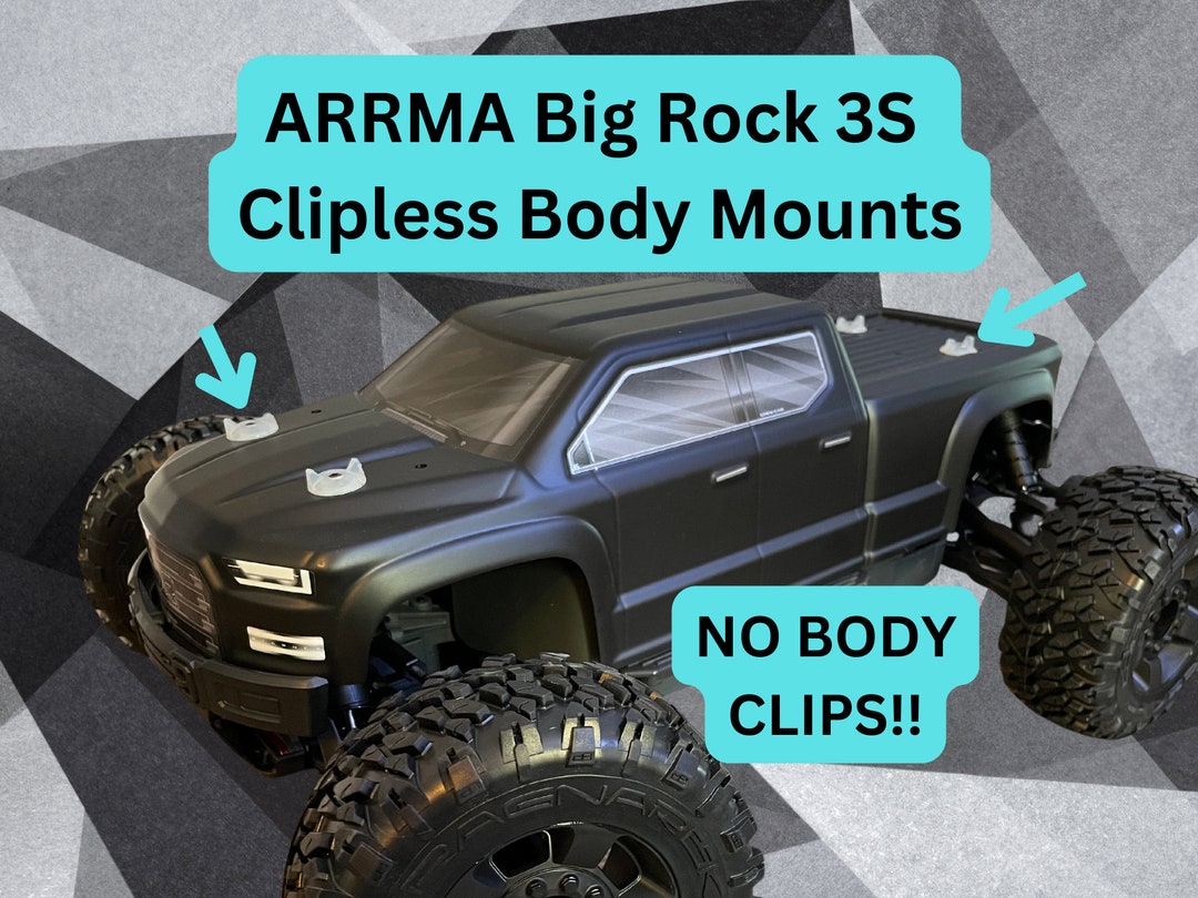 Arrma Big Rock 3S Clipless Body Mounts - Etsy