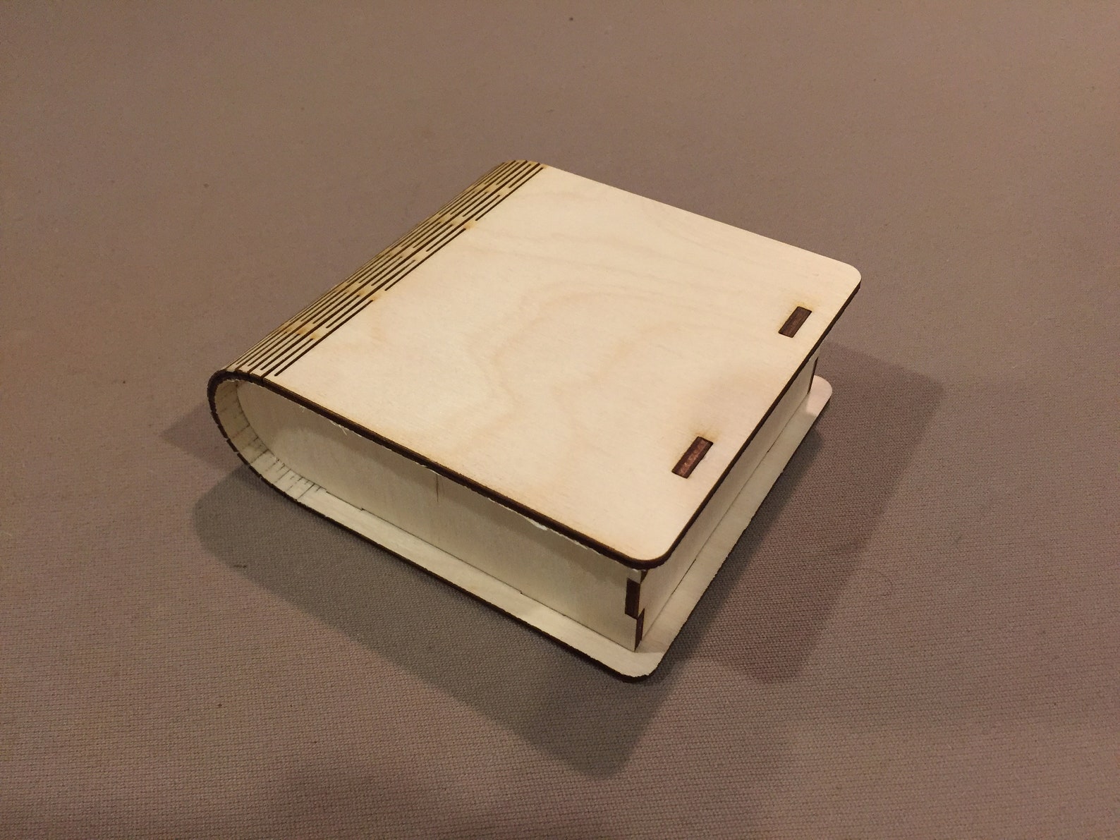 4 Inch Inside Living Hinge Box SVG File | Etsy