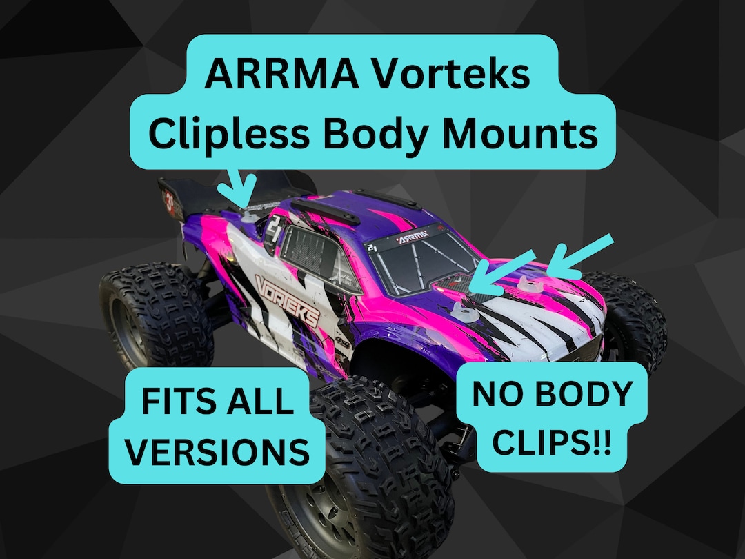 ARRMA Vorteks Clipless Body Mounts - Etsy