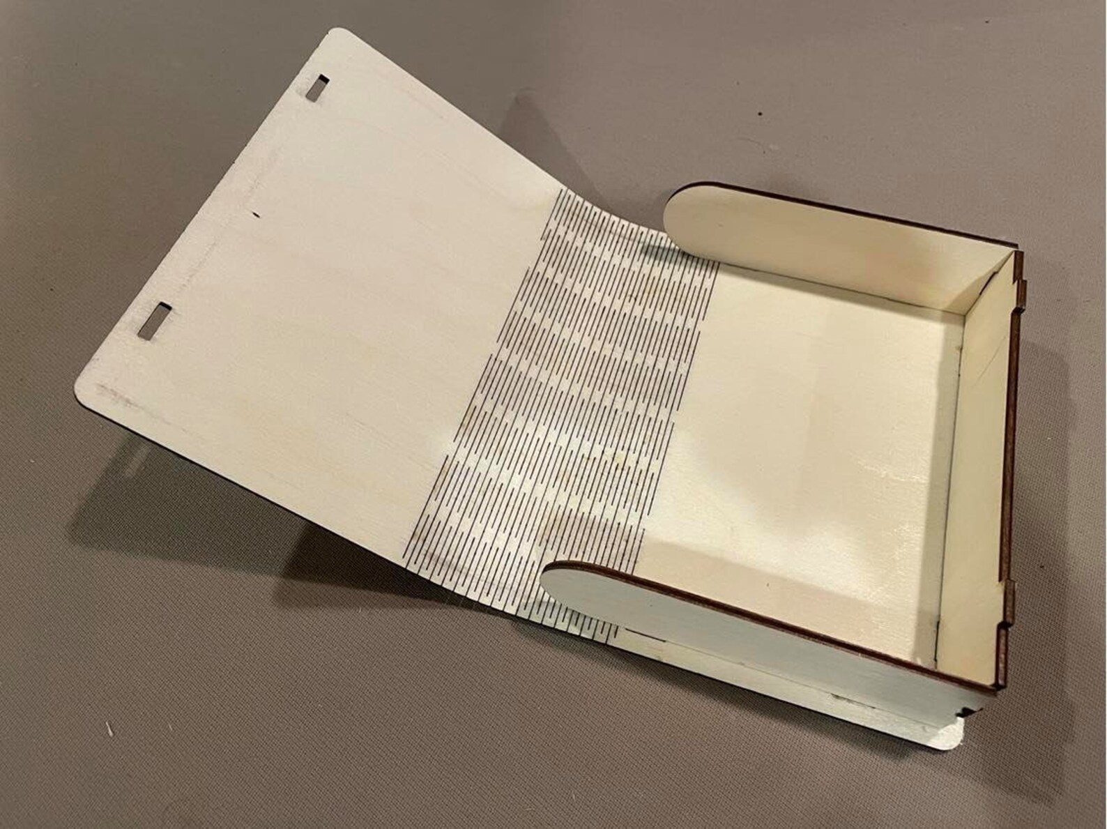 6 Inch inside Living Hinge Box SVG File | Etsy