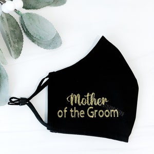 Bridal Party Wedding Masks, Mother of the Bride Groom Mask, Maid of ...