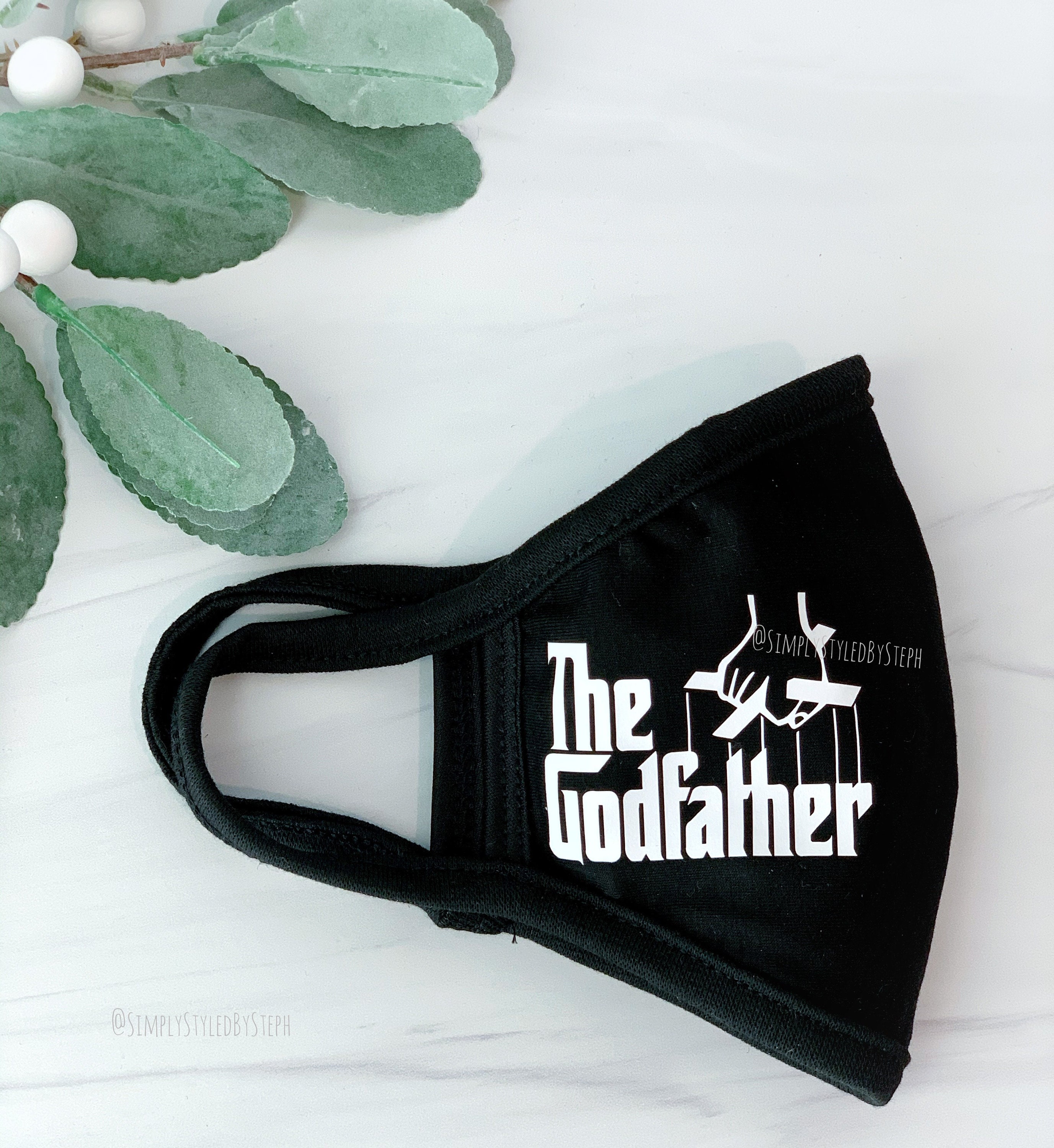 Godfather Face Mask, Godfather Godmother Organic Mask, Special Occasion ...
