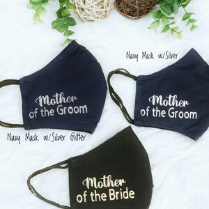 Bridal Party Wedding Masks, Mother of the Bride Groom Mask, Maid of ...