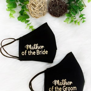 Bridal Party Wedding Masks, Mother of the Bride Groom Mask, Maid of ...