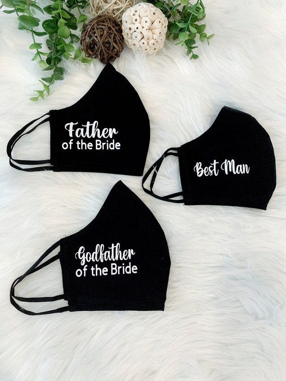 Father of the Bride Groom Mask Best Man Groomsman | Etsy