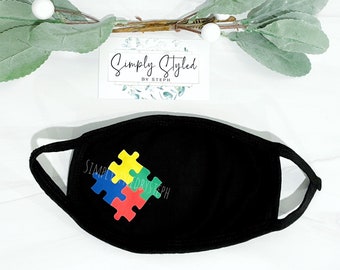 Autism Awareness Mask - Etsy