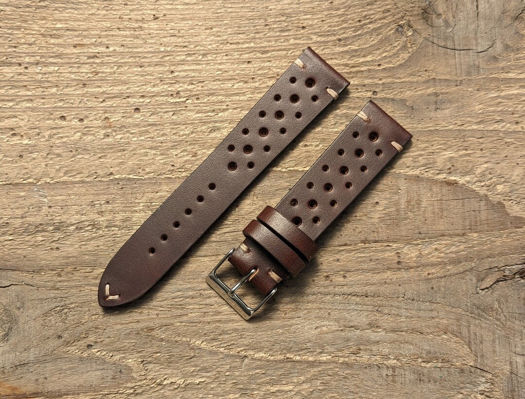 Horween Chromexcel Brown Watch Strap Handmade 18mm-24mm DSR - Etsy