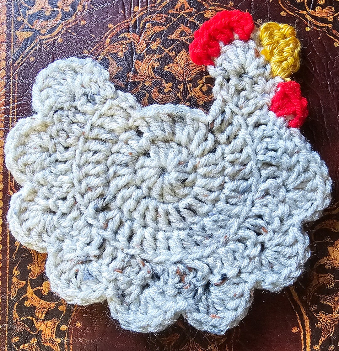 Crochet Chicken Trivet Hot Pad - Etsy