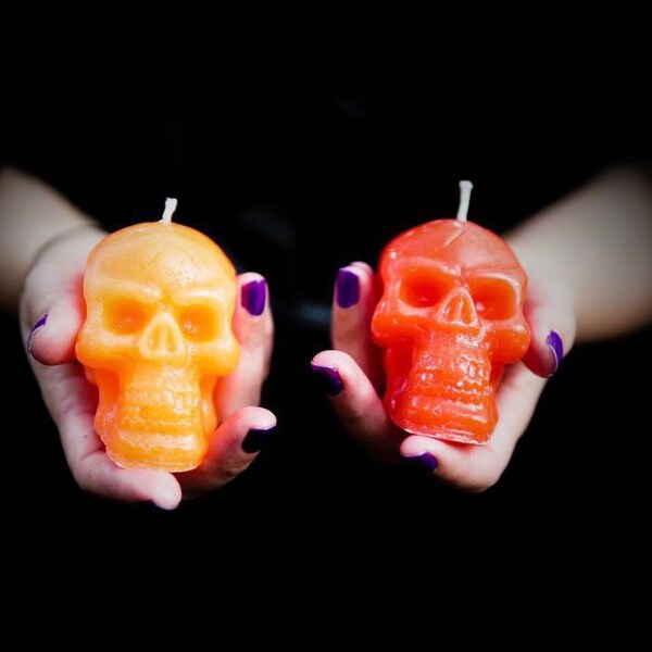 Skull Candle - Etsy