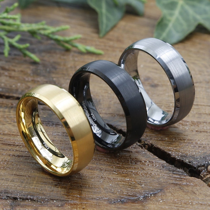 Personalized Engraved Mens Rings - Etsy