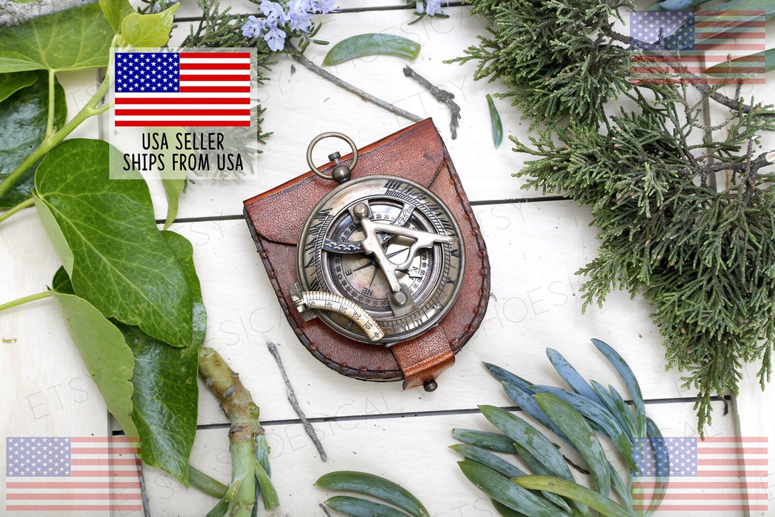 Engraved Compass US Air Force Wings Gift for Pilot Army | Etsy