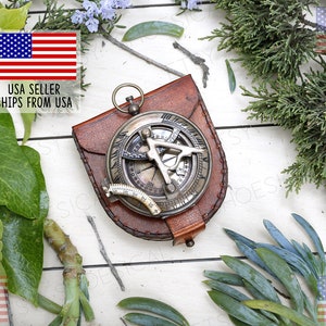 Engraved Compass US Air Force Wings Gift for Pilot Army | Etsy