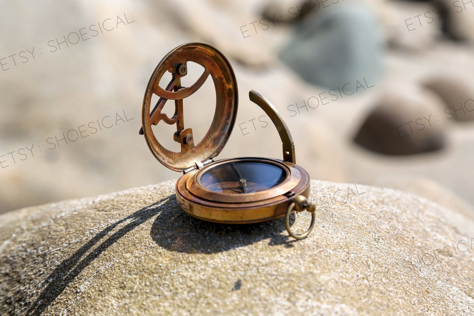 Gift for Boat Owners, Nautical Gift Custom Compass With Leather Case ...