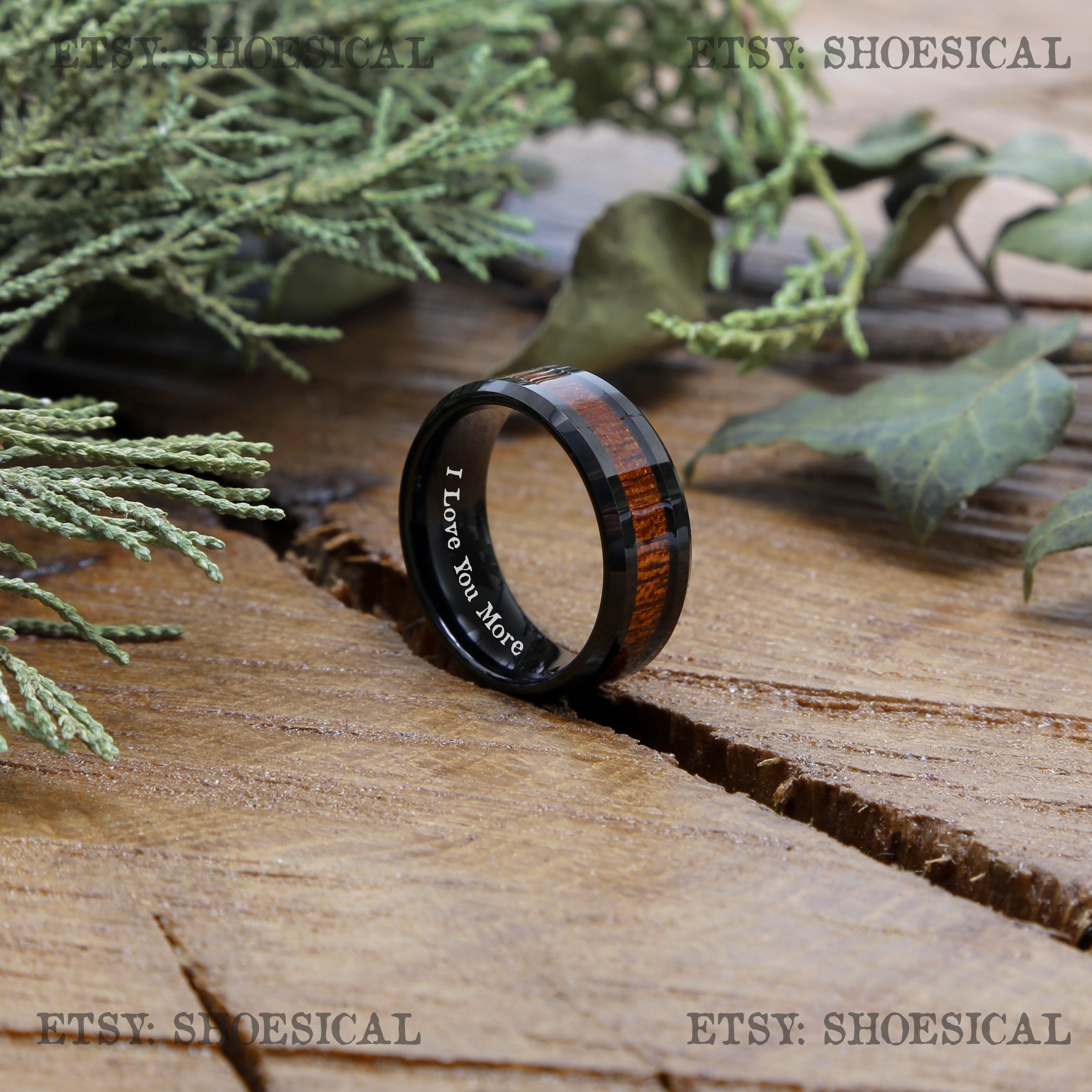 Personalized Ring for Men Promise Ring for Him Valentines Day - Etsy