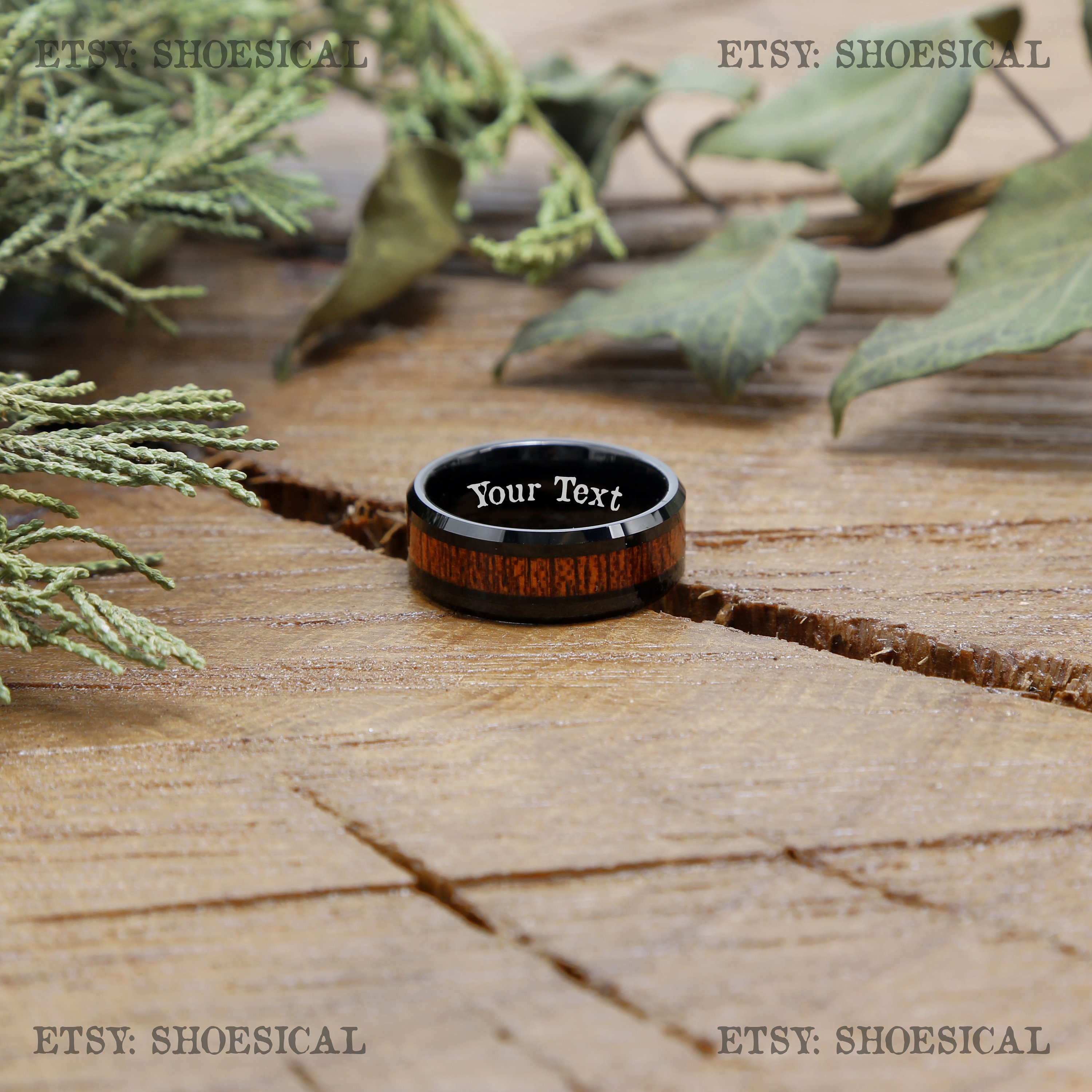 Personalized Ring for Men Promise Ring for Him Valentines Day - Etsy