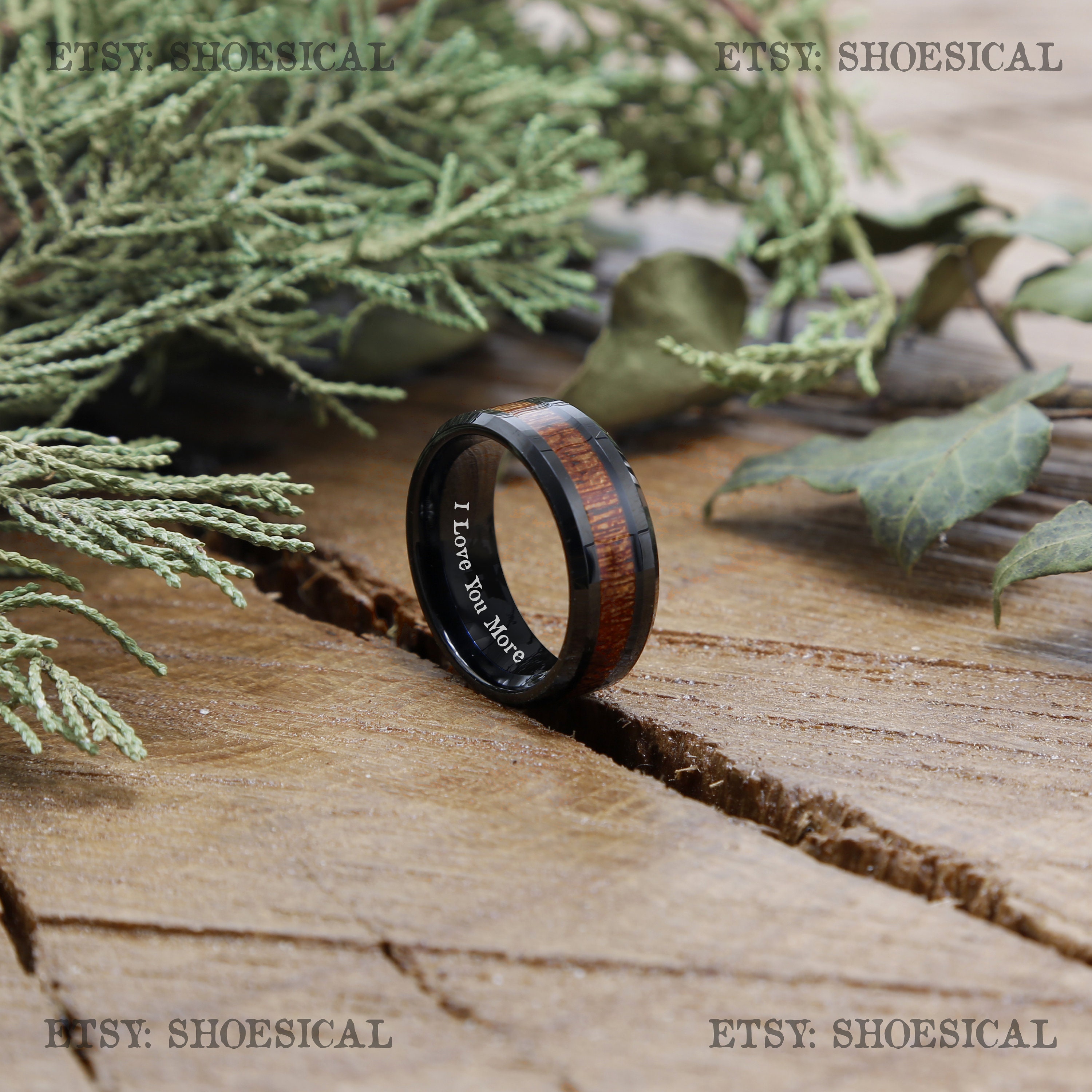 Personalized Ring for Men Promise Ring for Him Valentines Day - Etsy