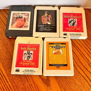 Vintage 8 Track Tapes - Etsy