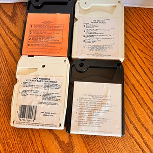 Vintage 8 Track Tapes - Etsy