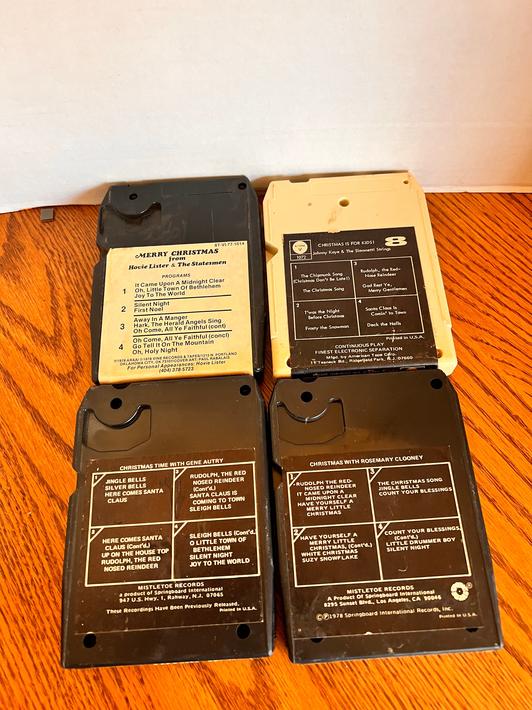Grouping of 4 8 Track Christmas Tapes - Etsy