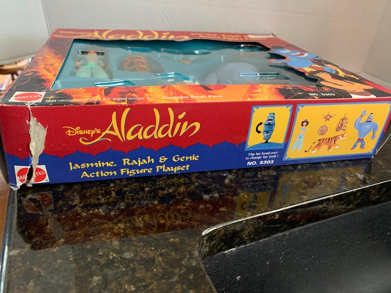 1990 Vintage Disney’s Aladdin Action Playset - Etsy