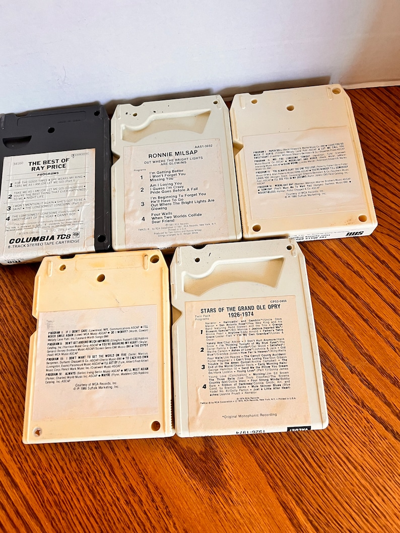 Vintage 8 Track Tapes - Etsy